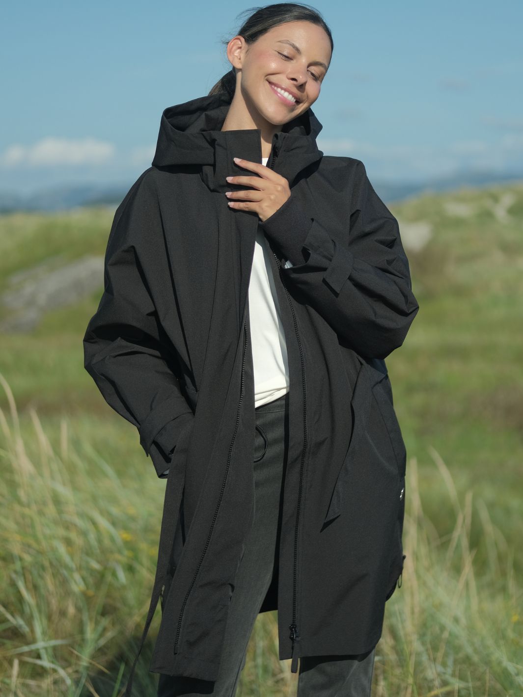 Lule The Wide Jacket Black – Heart of Lule SE